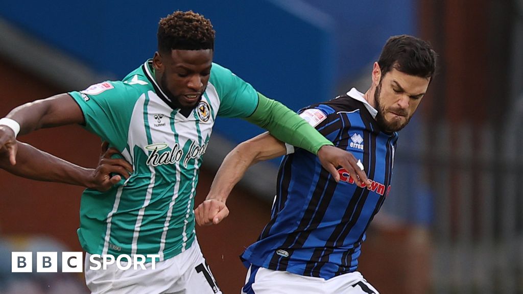 Rochdale 1-1 Newport County: Adam Lewis free-kick earns Exiles draw ...