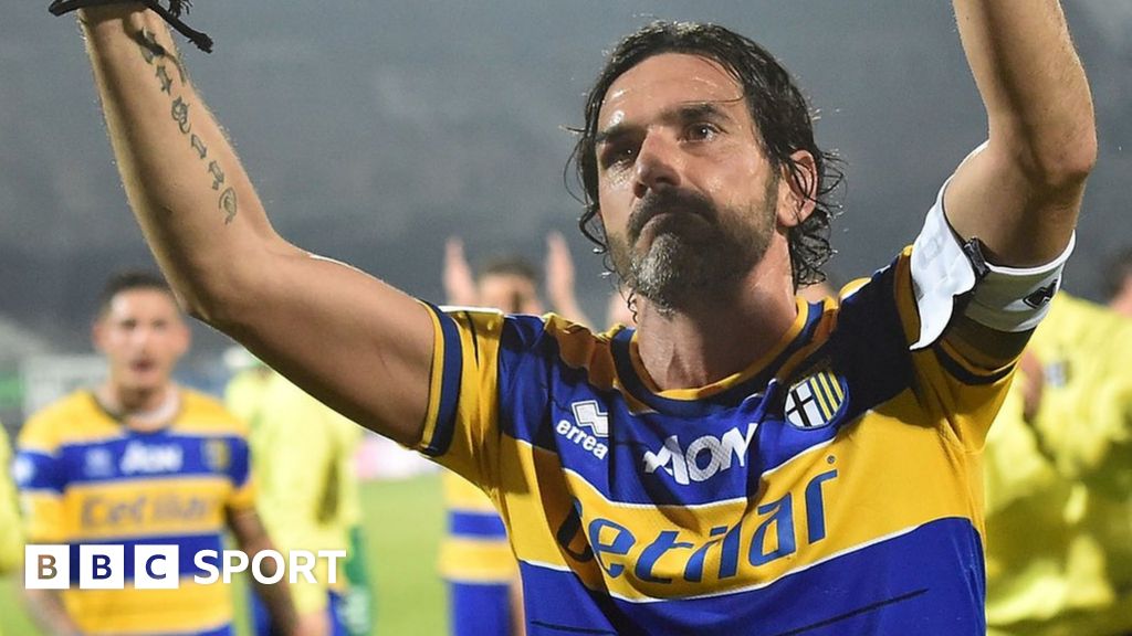 Alessandro Lucarelli: The Parma captain who kept the club going - BBC Sport