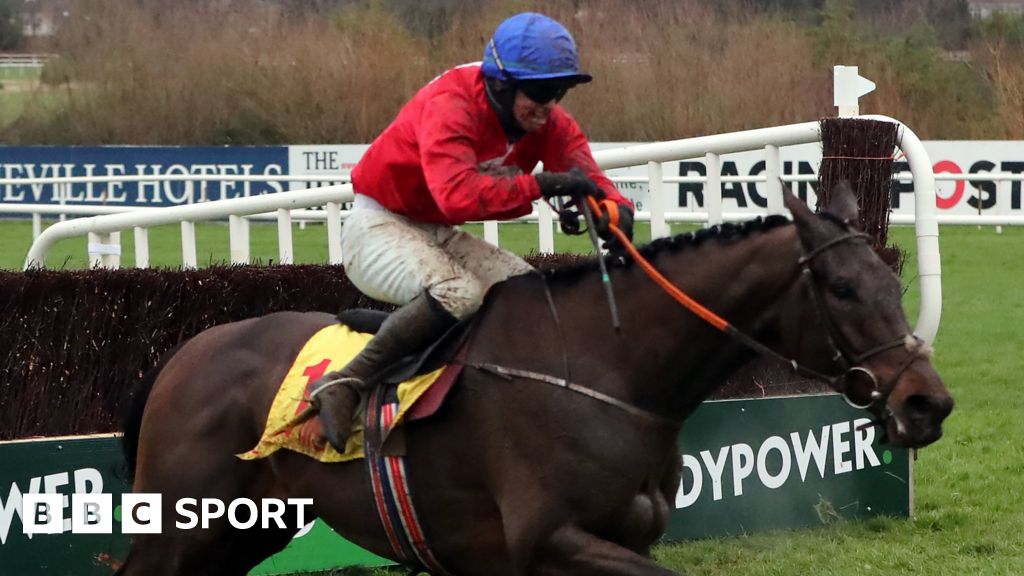 A Plus Tard lands dramatic victory in Savills Chase at Leopardstown - BBC Sport
