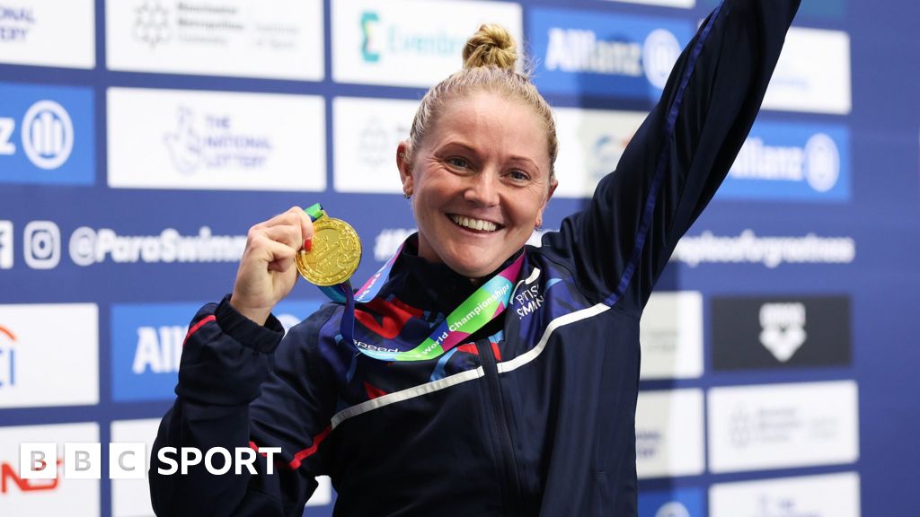 Suzanna Hext: Para-swimmer on winning world title 36 hours after ...