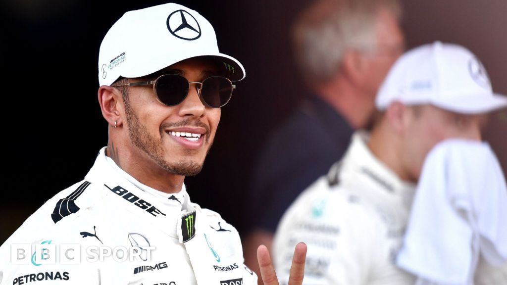 Azerbaijan Grand Prix: Lewis Hamilton on pole in Baku - BBC Sport
