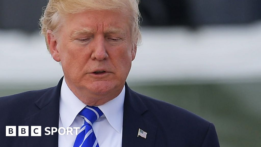 Trump NFL row: Team owners afraid of players, says US president - BBC Sport