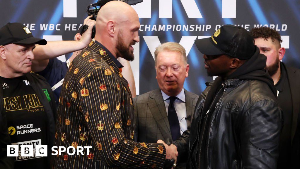 Tyson Fury v Dillian Whyte: Britons go head-to-head before WBC ...