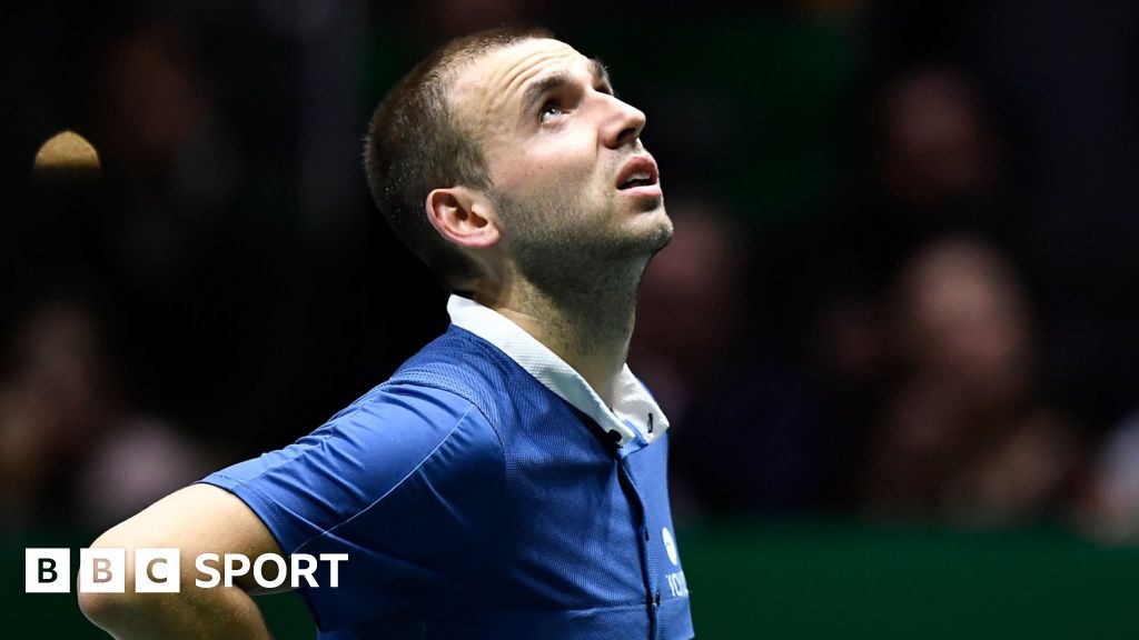 Dan Evans: British number one says he was 'disgusted' with himself ...