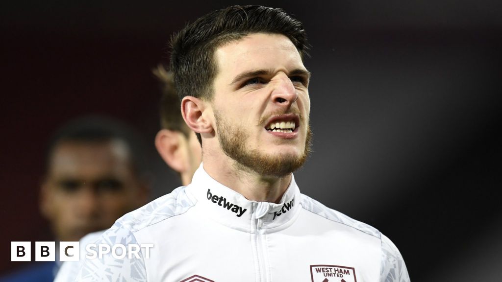 Declan Rice: West Ham midfielder to miss four weeks with knee injury ...