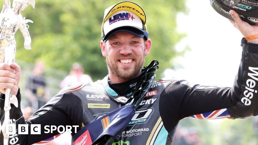 Isle of Man TT: Peter Hickman wins Senior race to complete four-timer ...