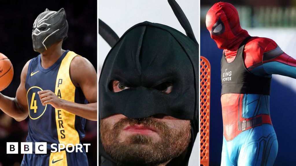 Six times sports stars turned into superheroes - BBC Sport