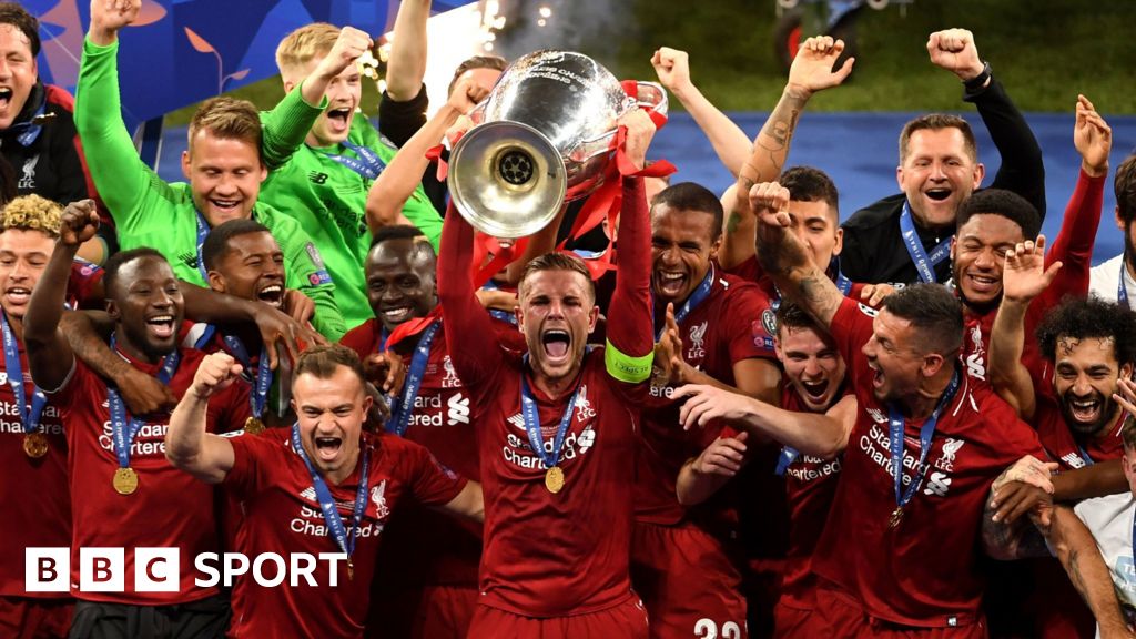 Liverpool beat Spurs 2-0 to win Champions League final in Madrid - BBC ...