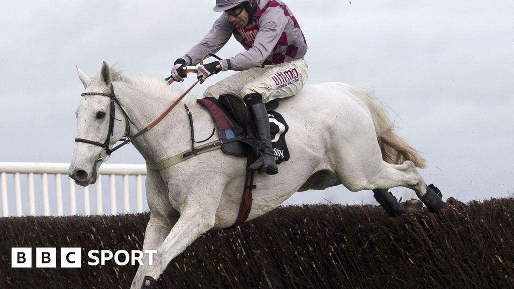 Hennessy Gold Cup: Smad Place wins at Newbury - BBC Sport