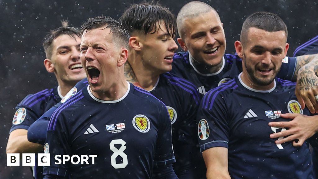 Scotland 2-0 Georgia: 90-minute rain delay can't stop Scots inching ...