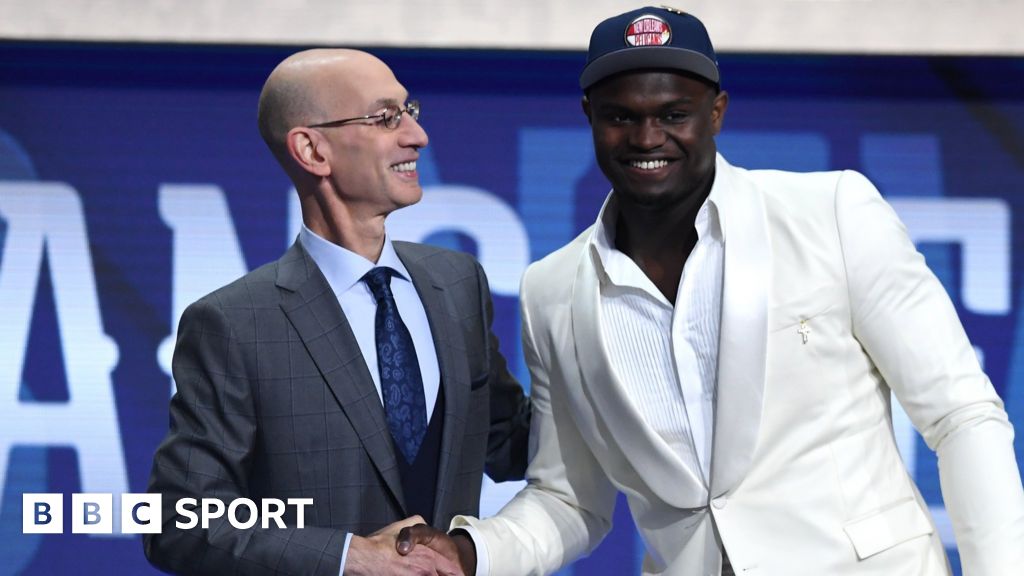 NBA draft: Zion Williamson is selected first by the New Orleans ...
