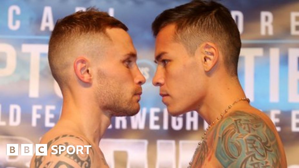 Carl Frampton fight off after Andres Gutierrez is injured slipping in ...