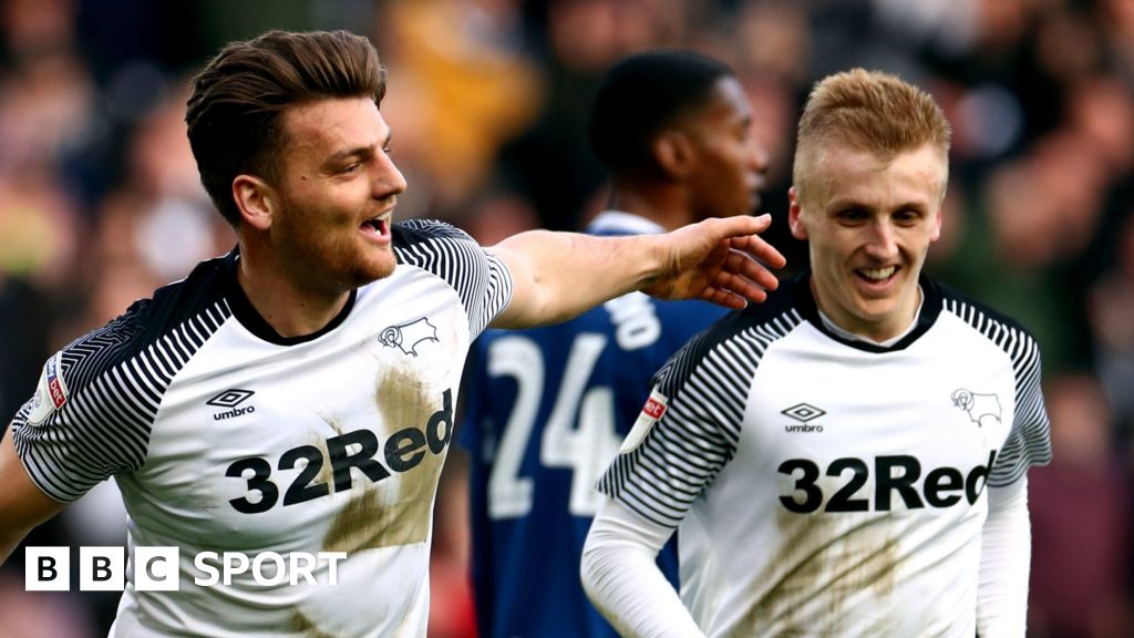 Derby County 3-0 Blackburn Rovers: Louie Sibley and Chris Martin on ...