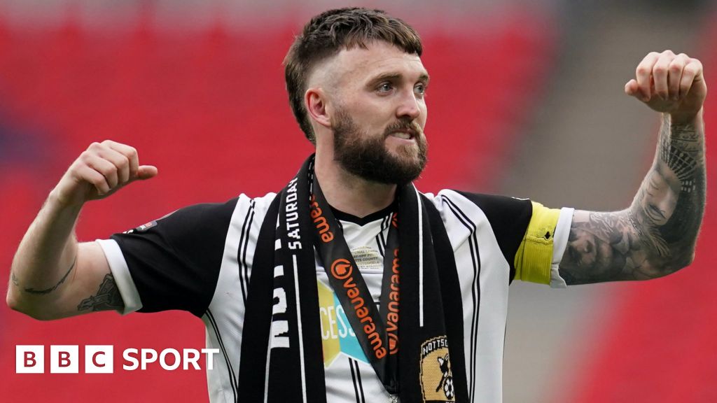 Kyle Cameron: Notts County captain signs new two-year deal - BBC Sport