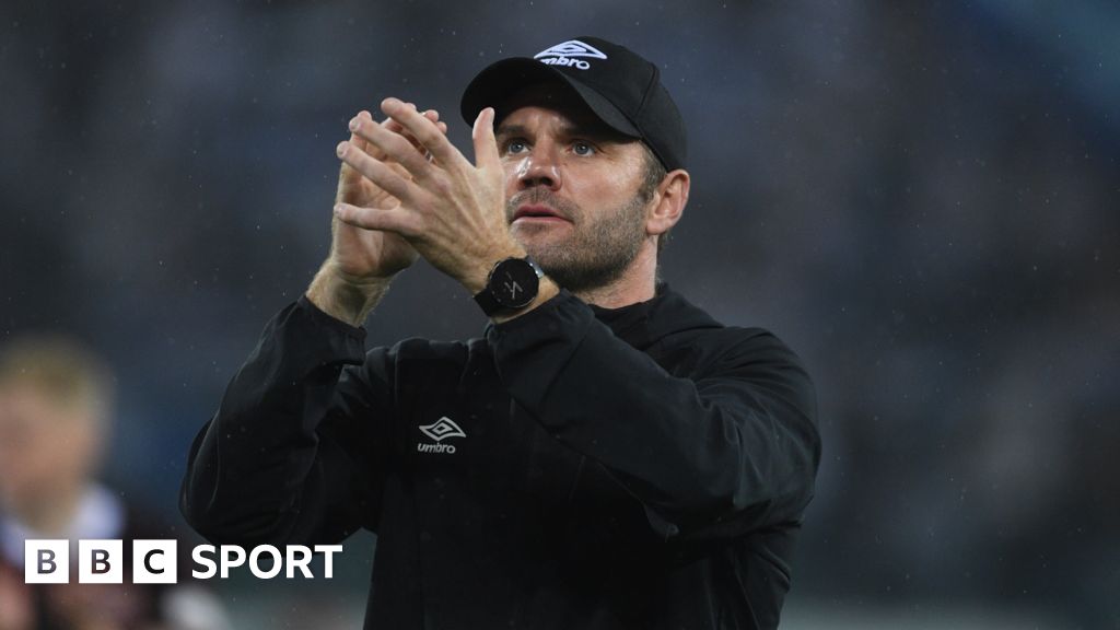 Hearts 'outstanding' in first-leg loss - Neilson - BBC Sport