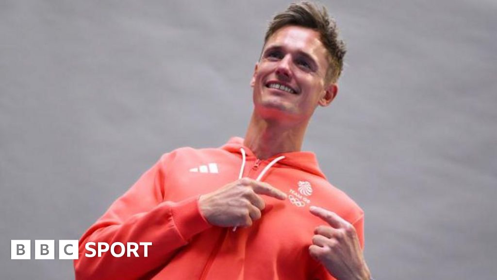 Chris Grube: The old Welshman of the Olympics sea - BBC Sport