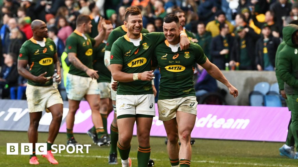 'Toughest game was probably Scotland' - Springboks' Jesse Kriel - BBC Sport