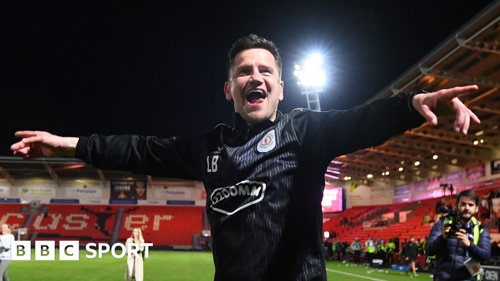 Lee Bell: Crewe boss says battling squad deserved play-off win - BBC Sport