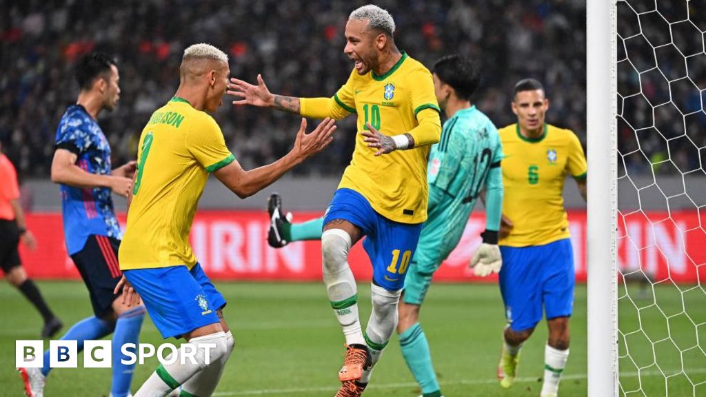 Premier League stars feature in latest Brazil win - BBC Sport