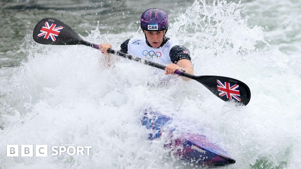 Olympics canoe slalom: GB's Woods qualifies for kayak singles semi ...