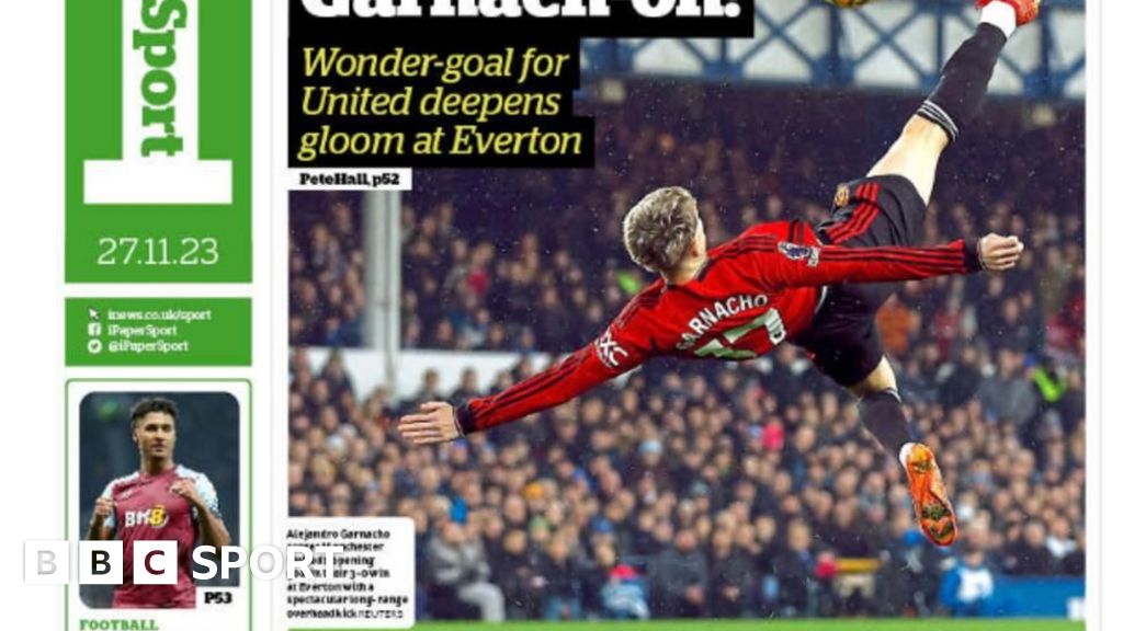 Man Utd: Garnacho overhead kick 'a wow moment' - BBC Sport