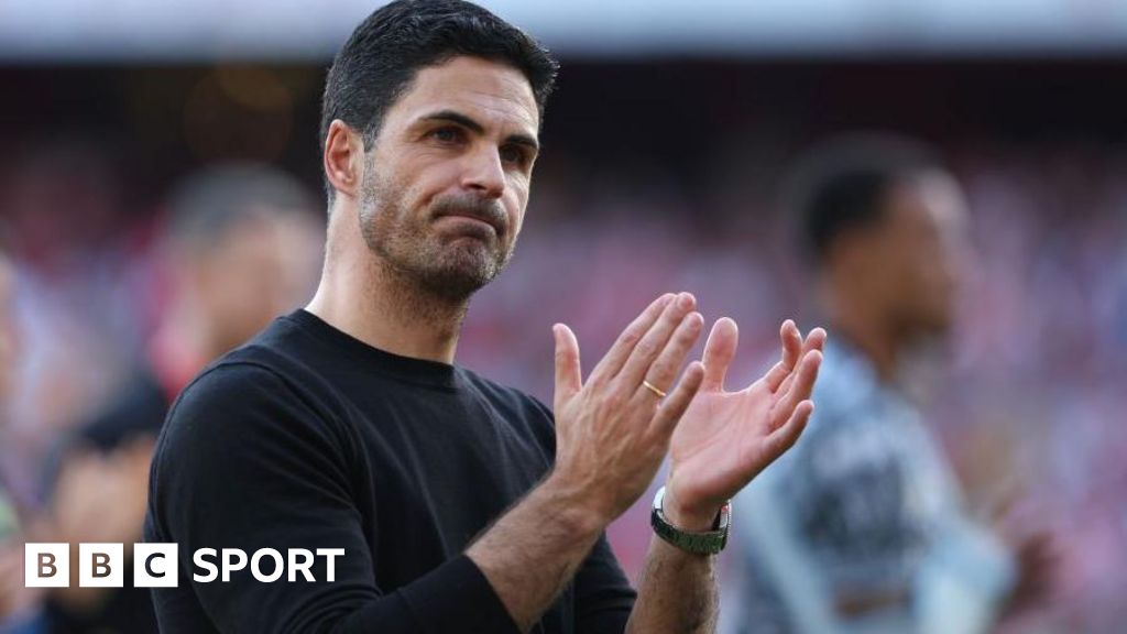 Arsenal 2-1 Everton: 'Don't be sad,' Mikel Arteta tells fans - BBC Sport