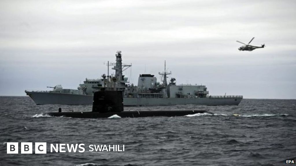 Wanajeshi wa Urusi waitimua manuwari ya NATO - BBC News Swahili