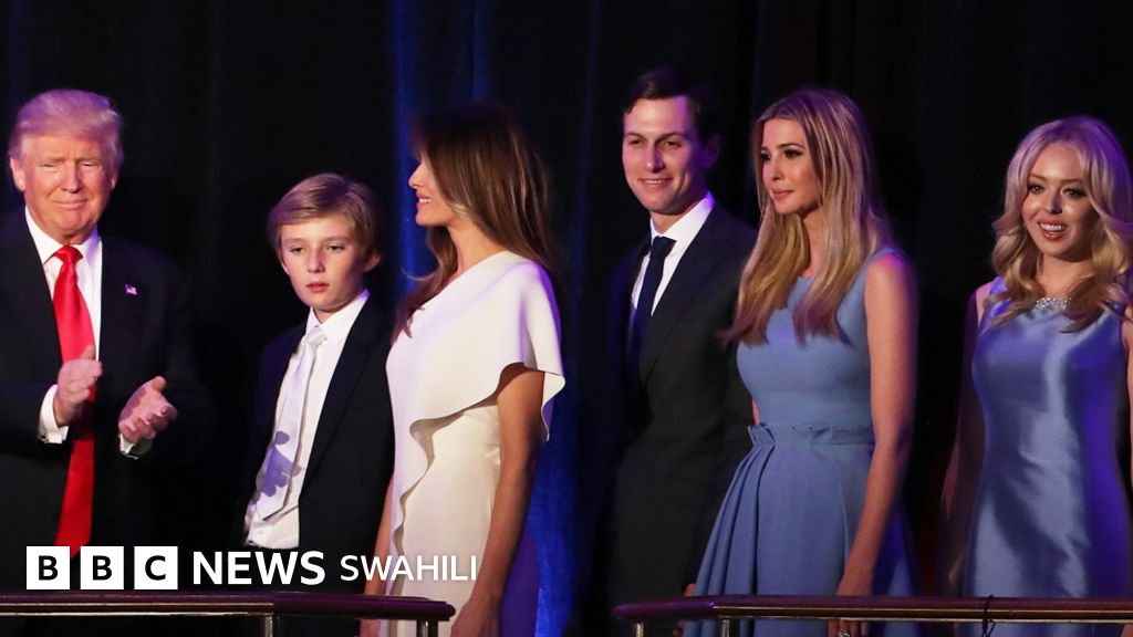 Familia ya Donald Trump: Wake na watoto - BBC News Swahili