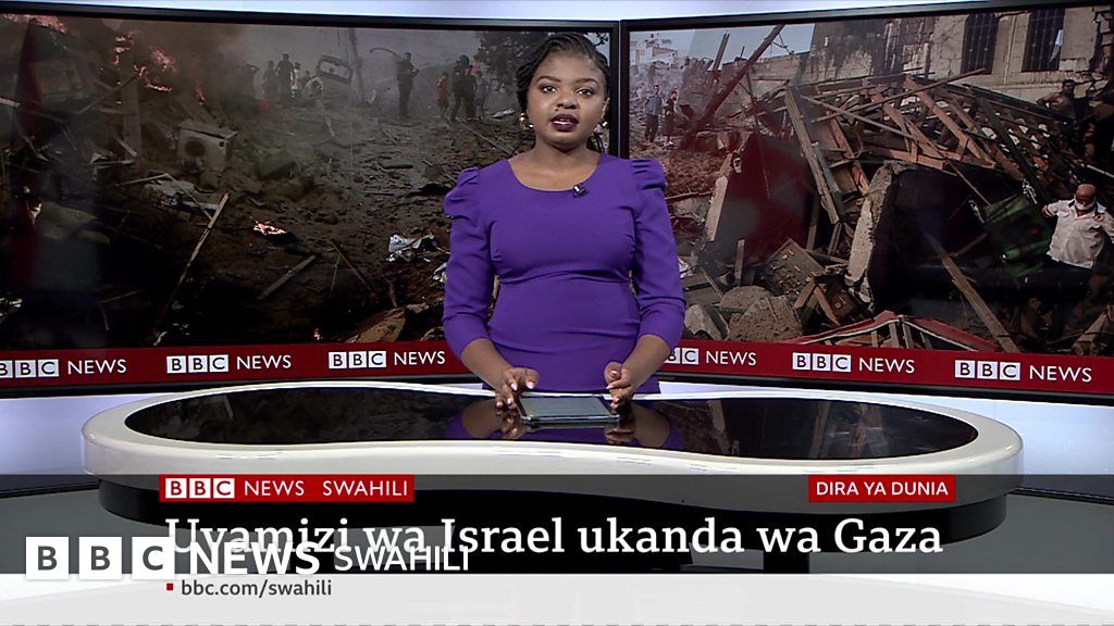 Matangazo ya Dira ya Dunia TV na Elizabeth Kazibure - BBC News Swahili