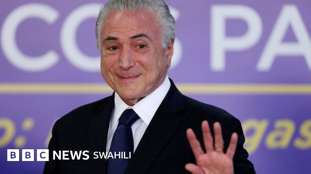 Rais wa Brazil Temer aponea kura ya rushwa - BBC News Swahili