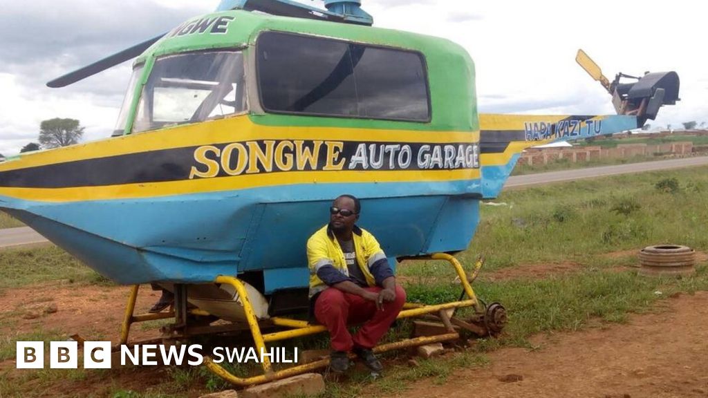 Adam Zakaria Kinyekire: Mtanzania aliyetengeneza helikopta aunda gereji ...