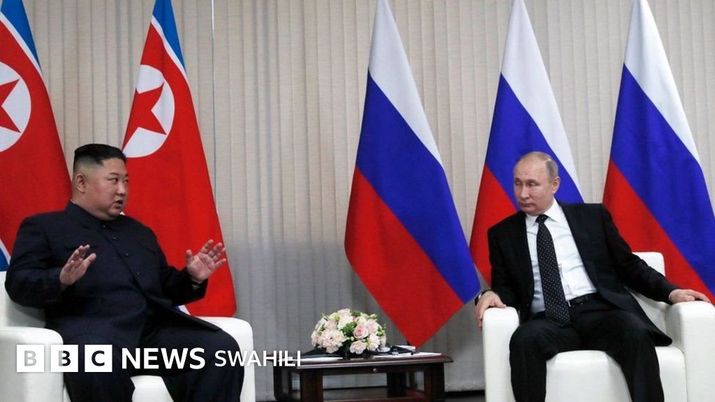 Vladimir Putin na Kim Jong-un waahidi mahusiano thabiti - BBC News Swahili