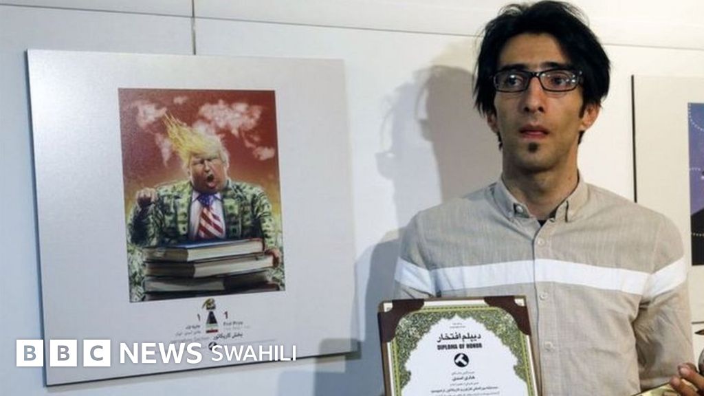 Wachoraji vibonzo wamshambulia Trump Iran - BBC News Swahili