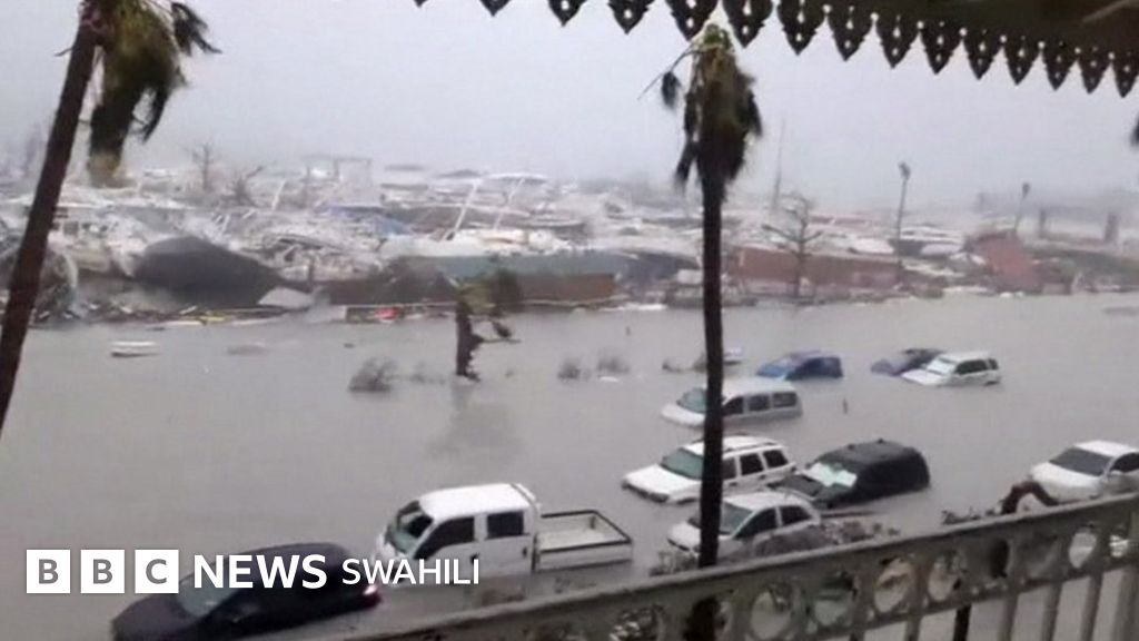 Kimbunga Irma chasababisha uharibifu mkubwa Caribbean - BBC News Swahili