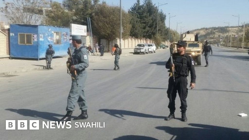 Watu wenye Silaha wavamia kituo cha Runinga, Afghanistan - BBC News Swahili