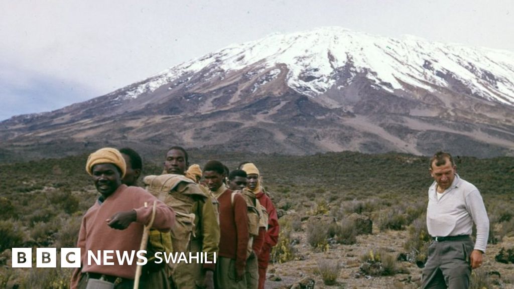 Historia: Walemavu wa macho waliopanda mlima Kilimanjaro - BBC News Swahili