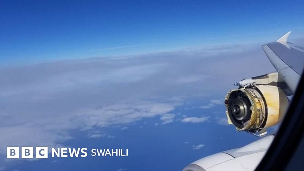 Injini ya ndege ya abiria ya Air France, yaharibika angani - BBC News ...