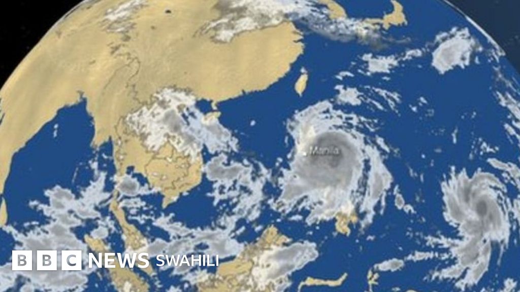 Kimbunga Haima kuleta uharibifu mkubwa Ufilipino - BBC News Swahili