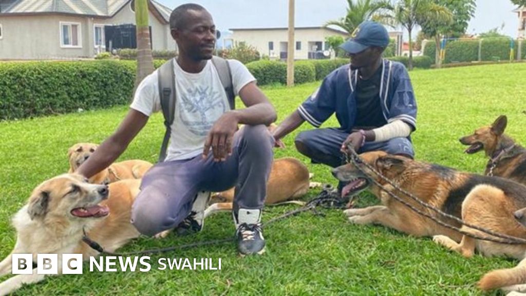 Bagaragaza, kijana anayewajengea mbwa makaburi - BBC News Swahili