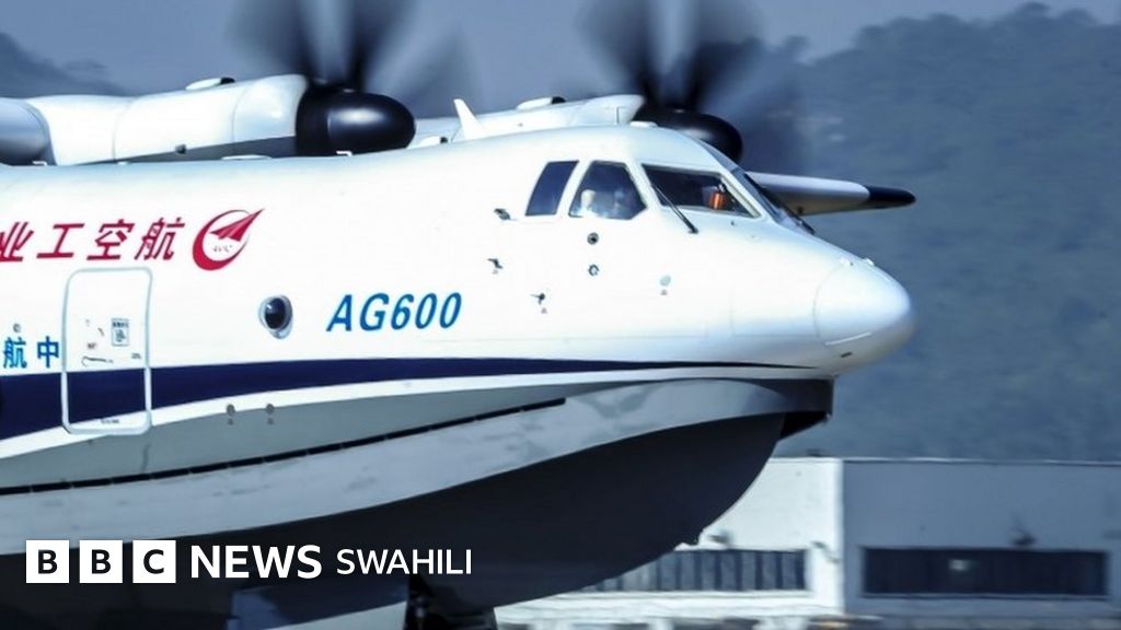 Ndege kubwa zaidi inayoweza kutua kwenye maji yafanya safari ya kwanza ...