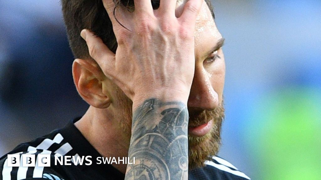 Iceland walivyomzima Messi - kwa picha - BBC News Swahili