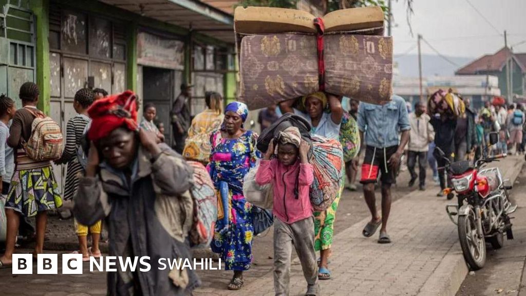 M23: Waasi wasema wameuteka mji wa Goma huku maelfu wakikimbia DRC ...