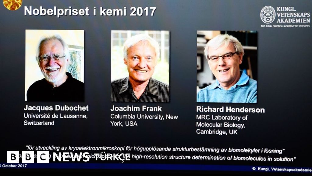 Nobel Kimya ödülü, biyomolekülleri 3 boyutlu olarak görüntüleyen bilim ...