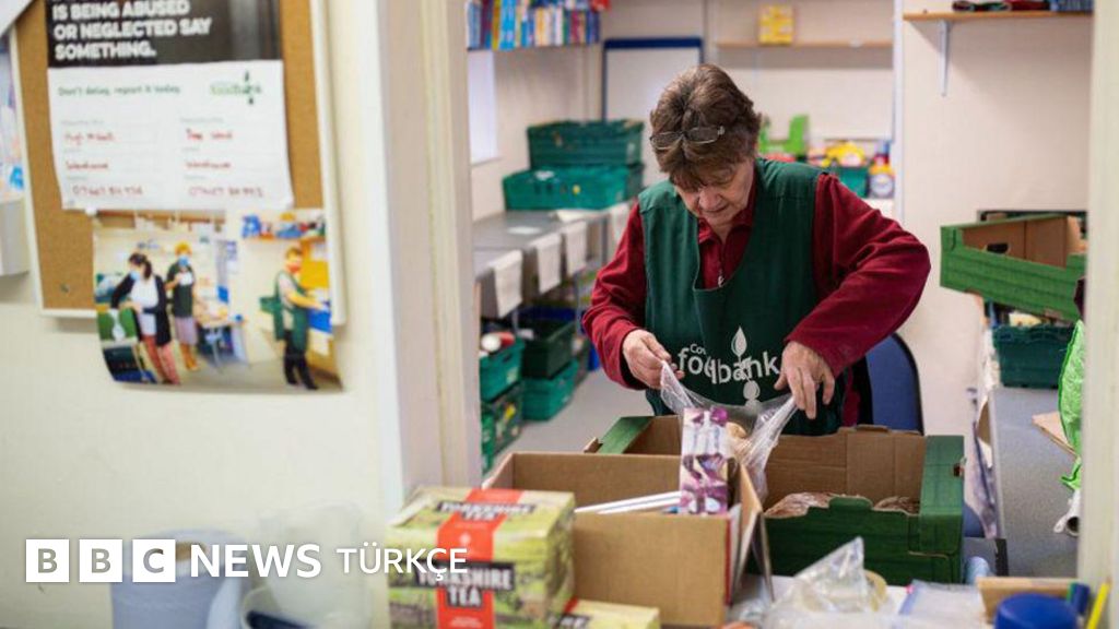 İngiltere'de 2 milyondan fazla kişi gıda yardımı aldı - BBC News Türkçe