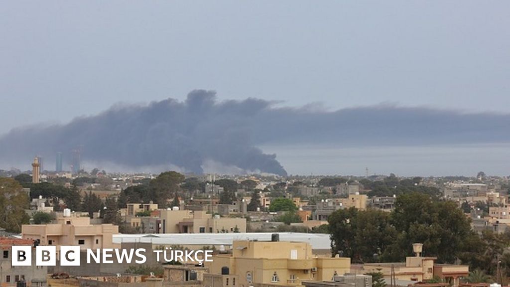 Libya'nın başkenti Trablus'taki Mitiga Havalimanı'na roketli saldırı ...