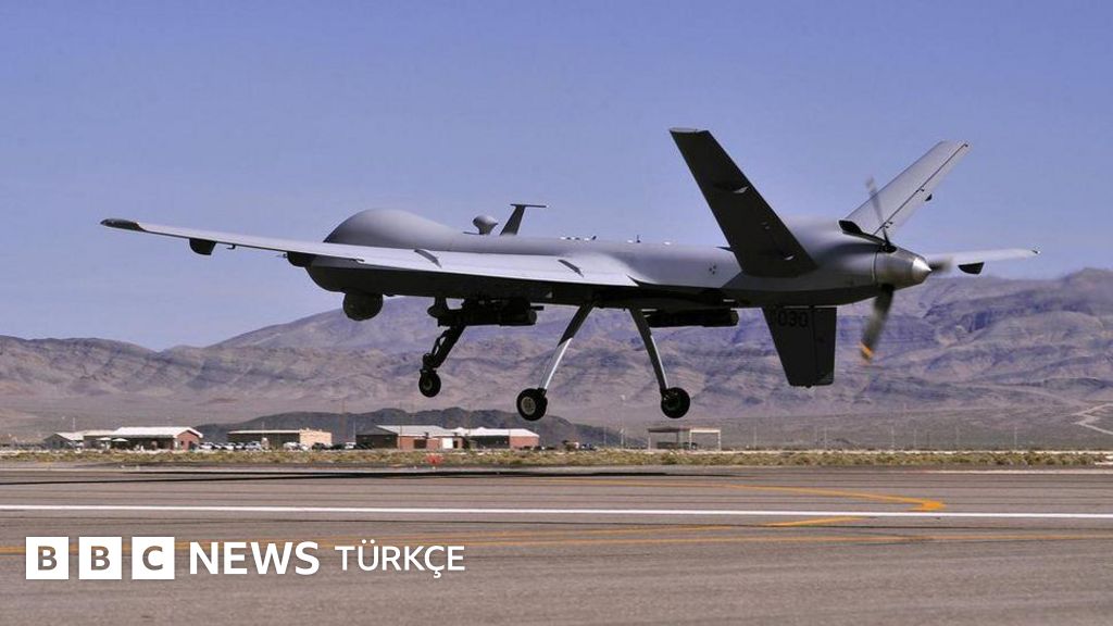 ABD, Rusya'nın Karadeniz'de düşürdüğü İHA'sının görüntülerini yayımladı ...