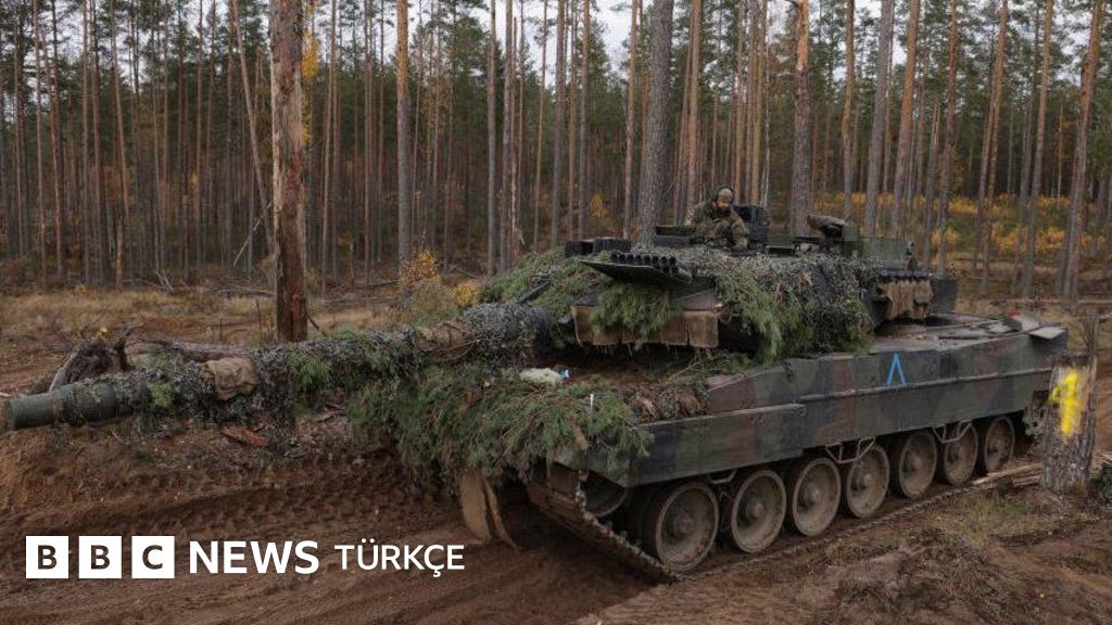 Ukrayna savaşı: Almanya Dışişleri Leopard 2 tankların Ukrayna'ya ihracatını engellemeyeceklerini ...