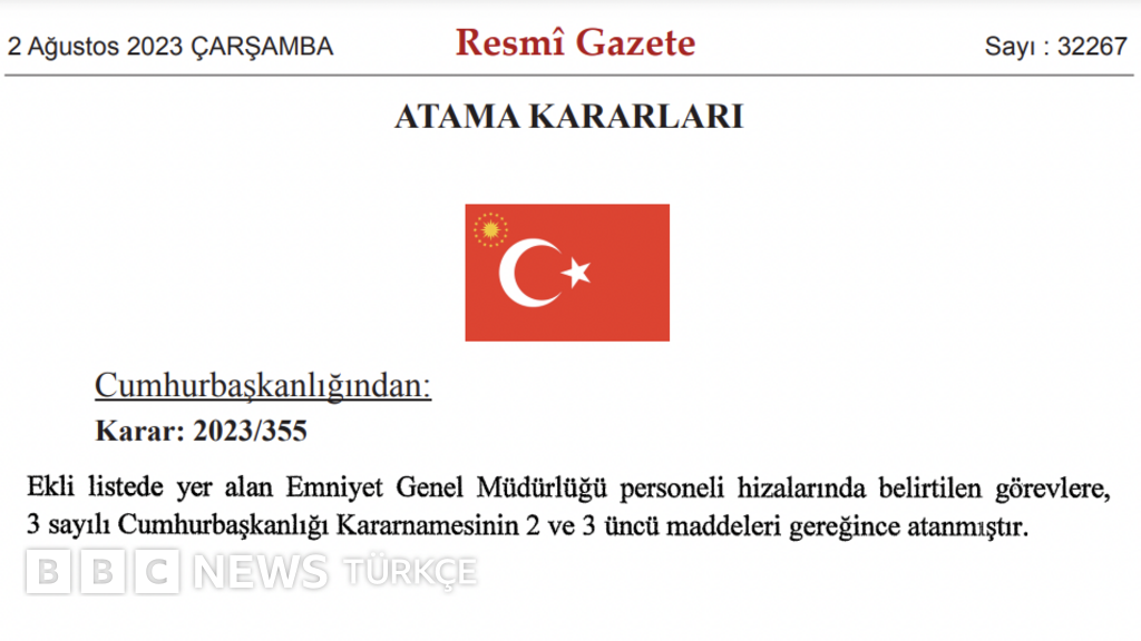 Cumhurbaşkanı Erdoğan'dan yeni atamalar: 52 ilin emniyet müdürü değişti, 24 müdür merkeze ...