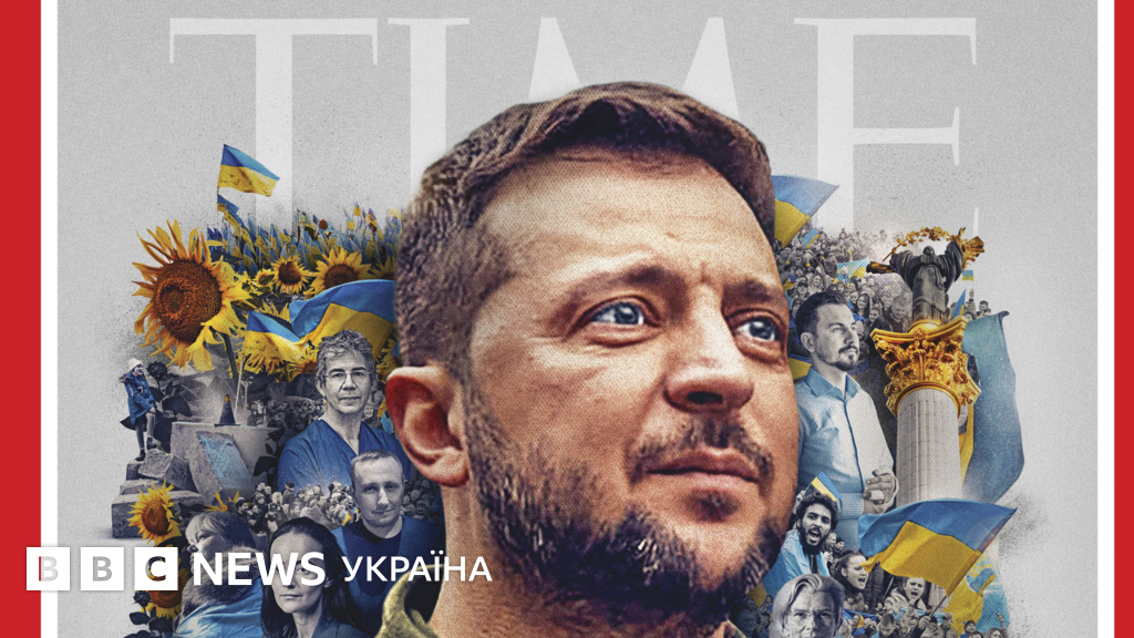 Зеленський став людиною року за версією Time - BBC News Україна
