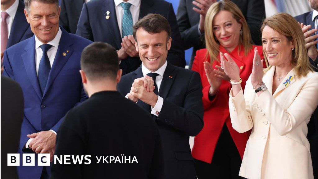 Мелоні розкритикувала Макрона через вечерю із Зеленським у Парижі Bbc